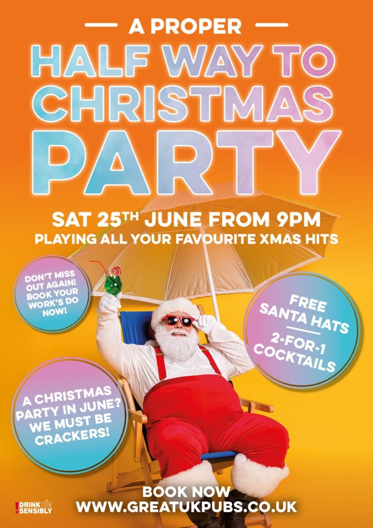 The Calder, Brighouse is hosting a Halfway to Christmas Party ...