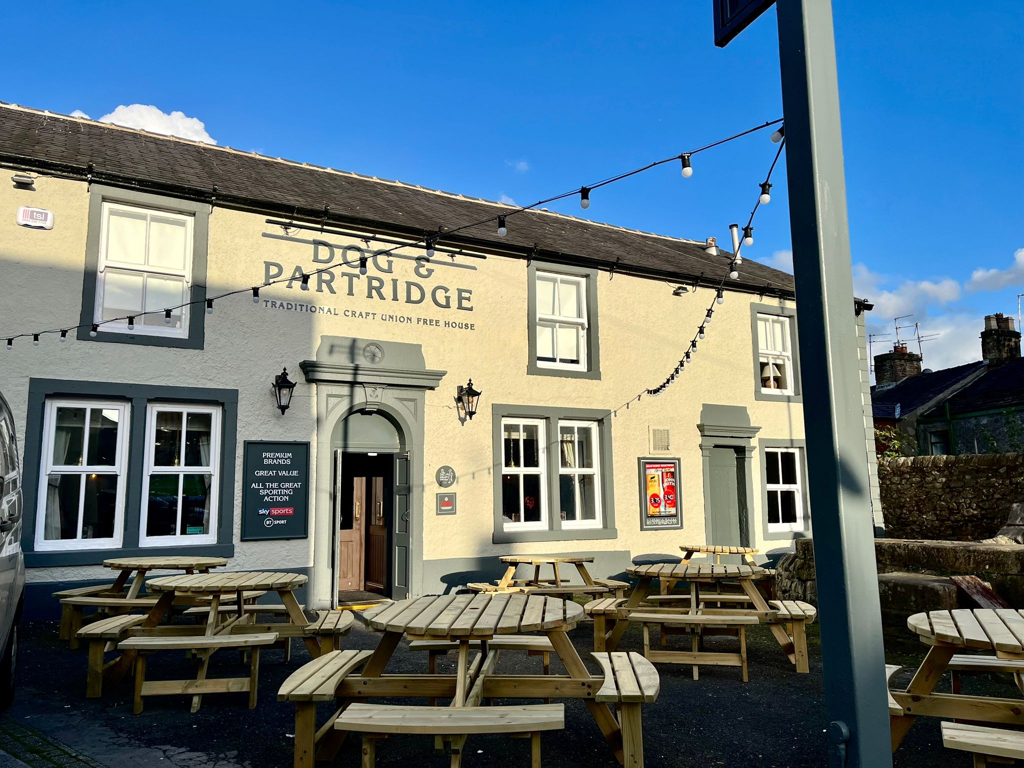 Live sport is at the heart of the action as The Dog & Partridge begins ...