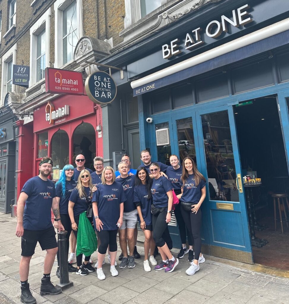 Be At One takes on ‘Bar-A-Thon’ for Motor Neurone Disease Association ...