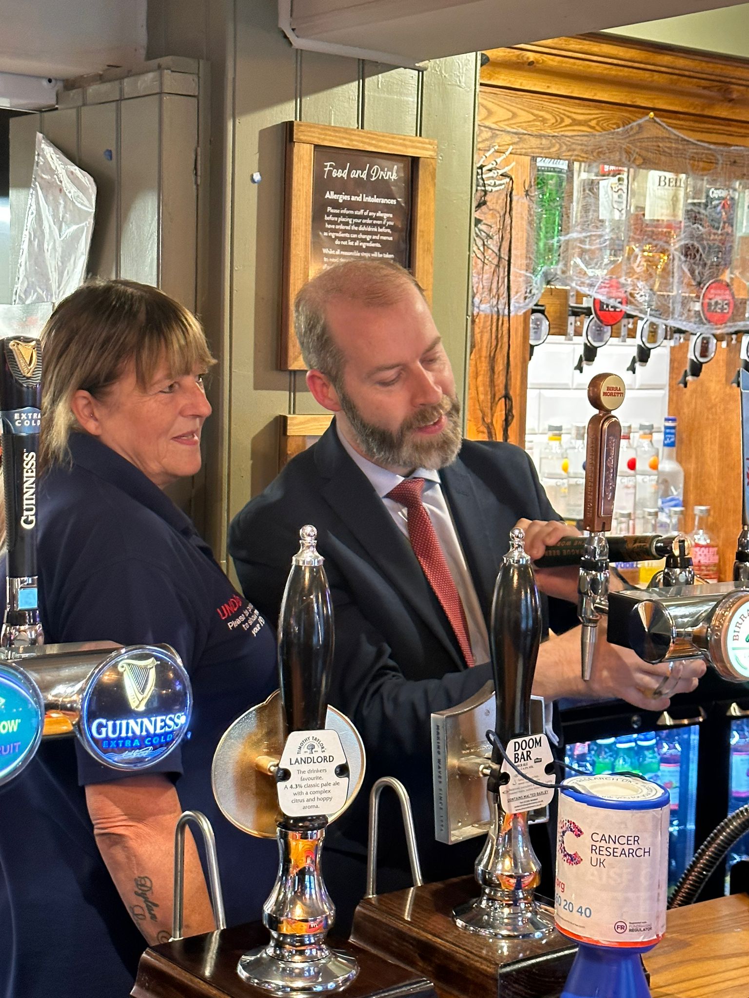 The Crown and Cushion hosts Local MP following a significant investment ...
